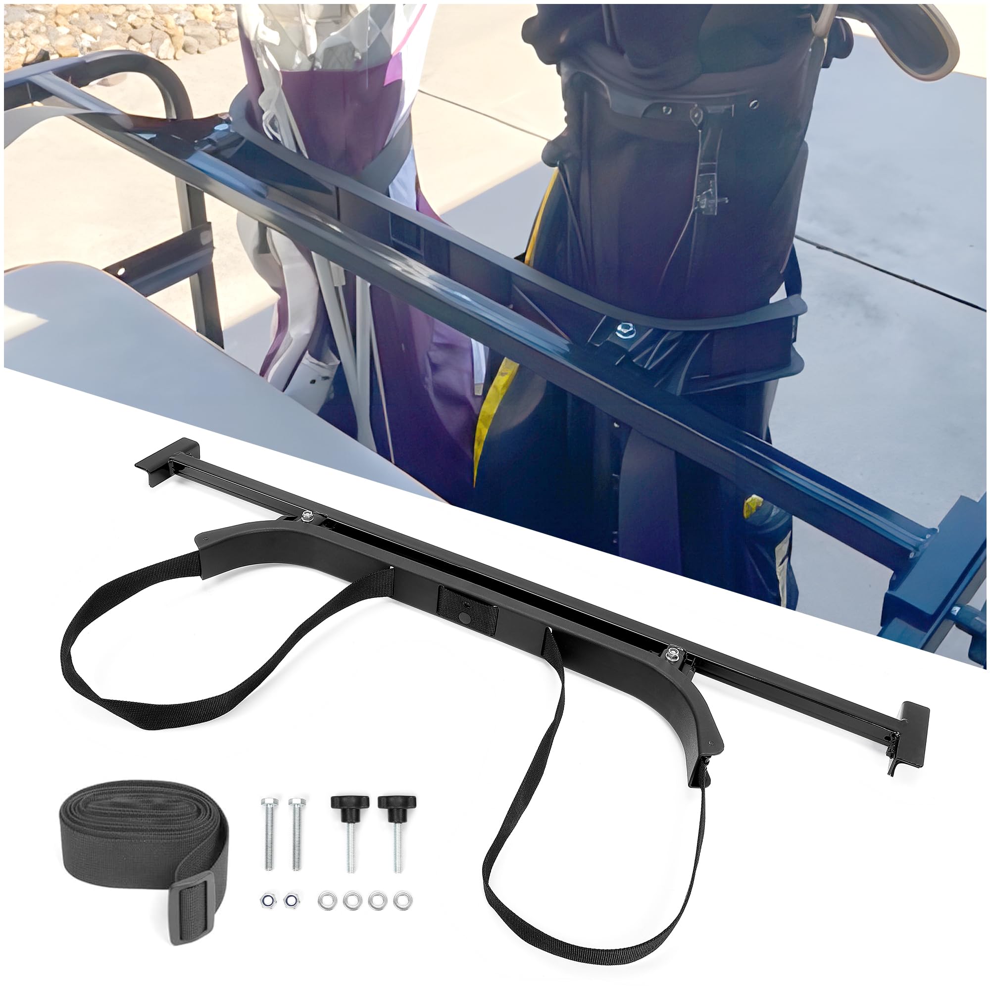 KUAFU Universal Golf Cart Bag Holder Bracket Compatible with Club Car ...