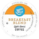 Amazon.com : Amazon Brand - 100 Ct. Happy Belly Light Roast Coffee Pods ...