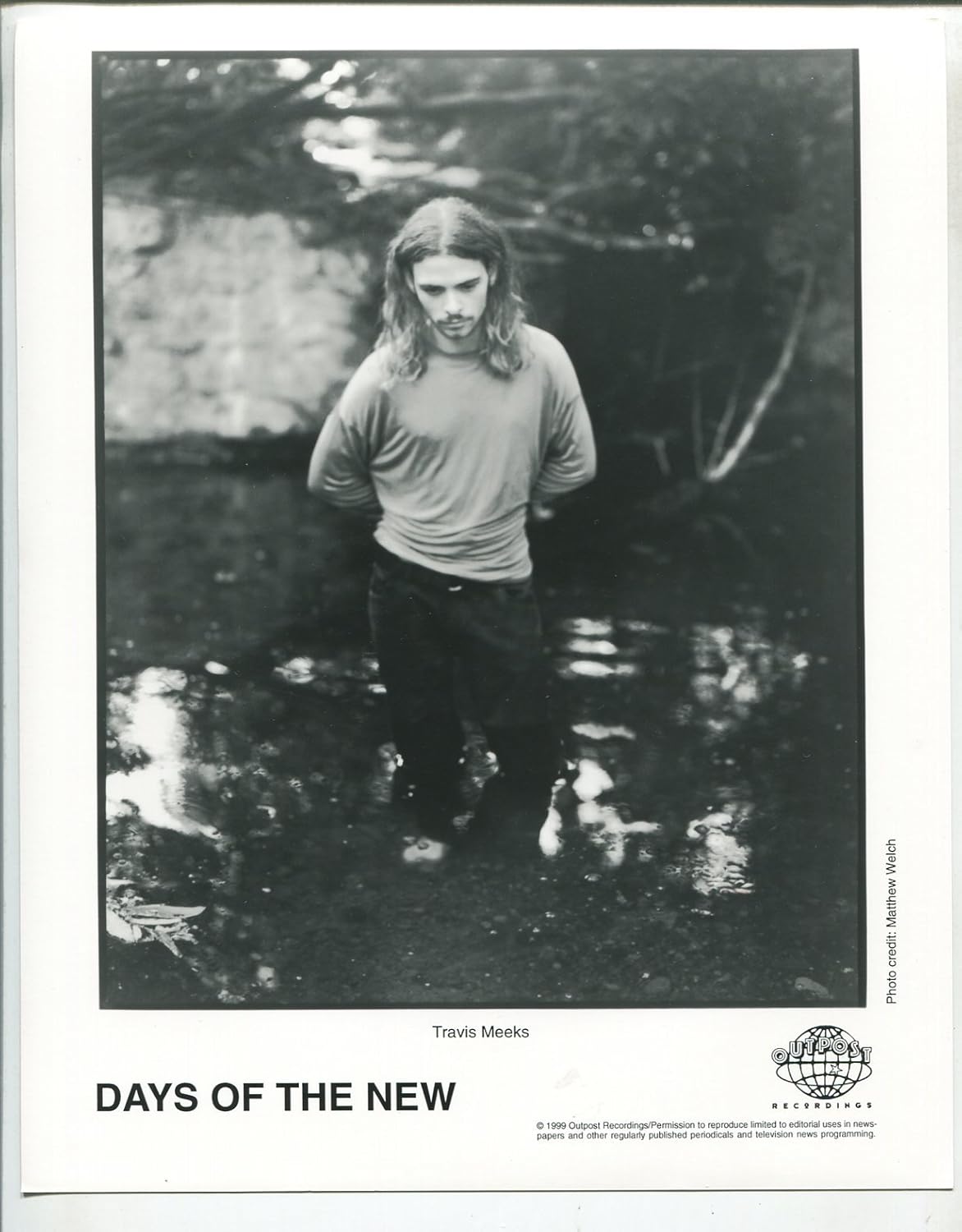 MOVIE PHOTO: Days of The New 1999-8 x 10-B&W-Still-Travis Meeks-Outpost ...