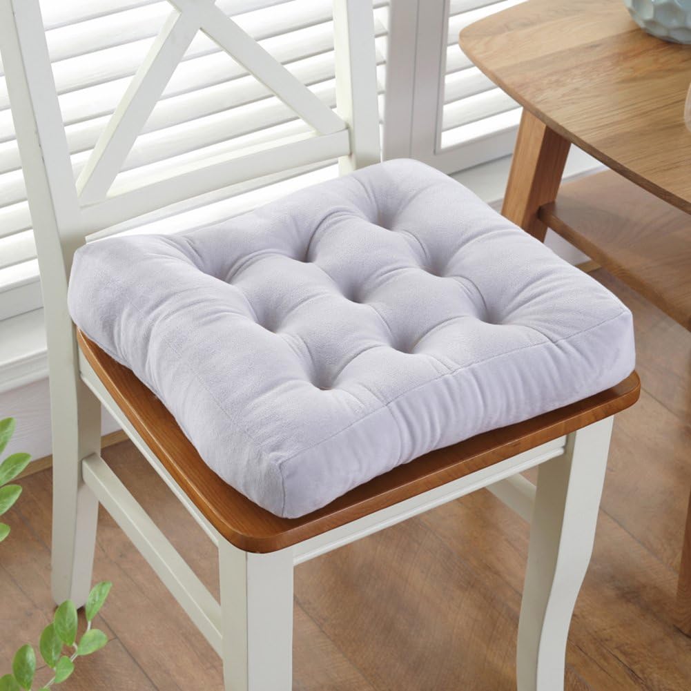 MSM Solid Color Carré Booster Coussin Épais Coussins De Siège À Bascule ...