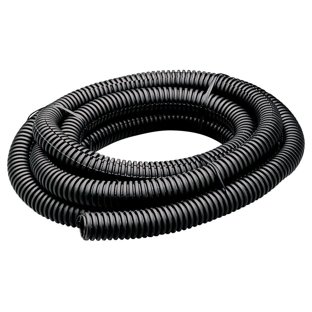 Flexible Polyethylene Wire Loom, 2 Inch Diameter, 7 Feet, Black for ...