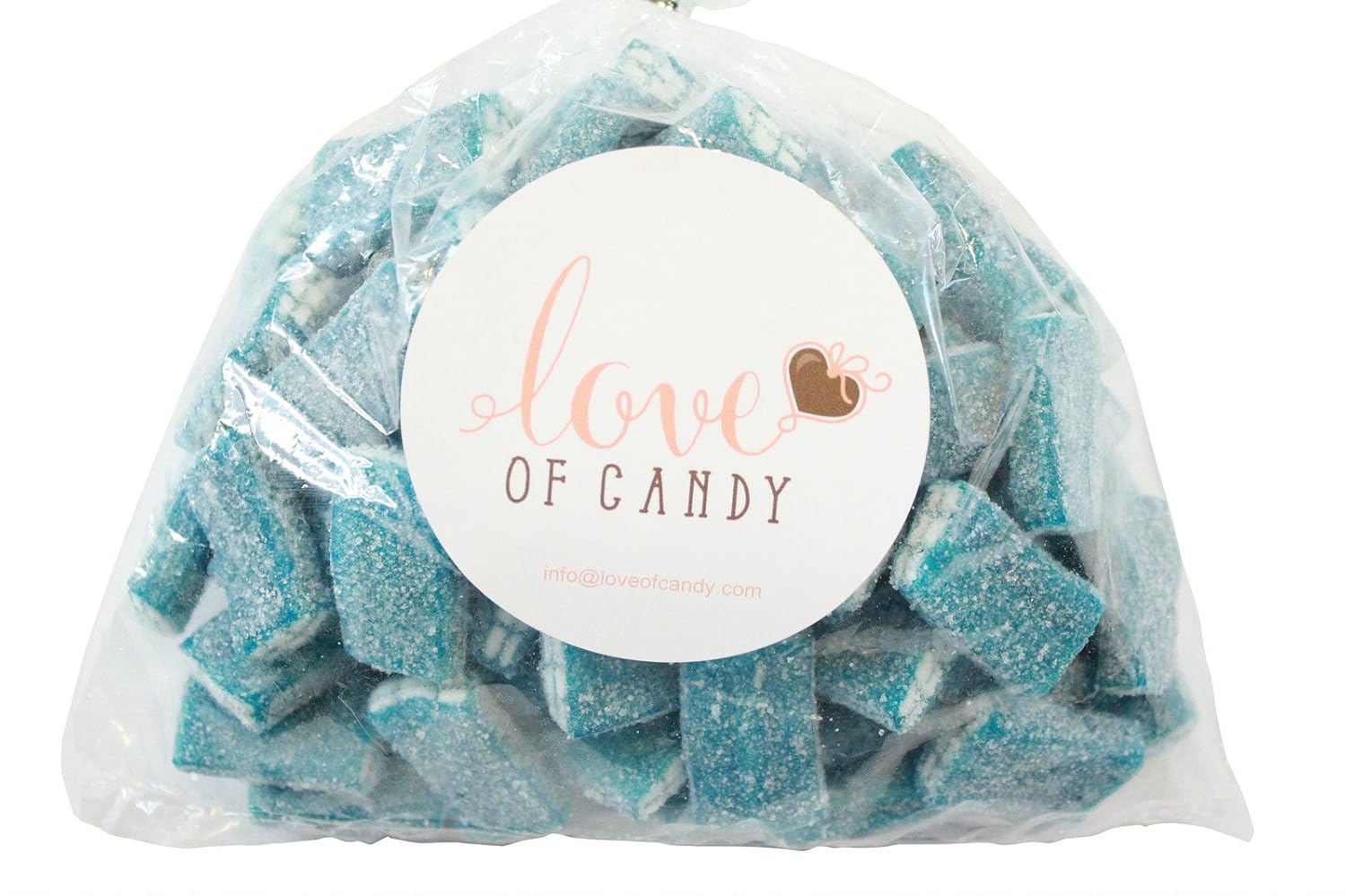 Amazon.com : Love of Candy Bulk Candy - Sour Blue Licorice Cubes - 9lb ...