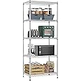 Amazon.com: MZG 5 Tier Storage Rack Metal Wire Shelving Unit, Storage ...
