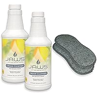 Amazon.com: JAWS Cream Cleanser, Mild Abrasive Cleaner - 2-Pack with ...