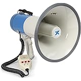 MEGAFONO PYLE PMP53IN NERO DA 50 WATT MAX CON FUNZIONE DI SIRENA ...