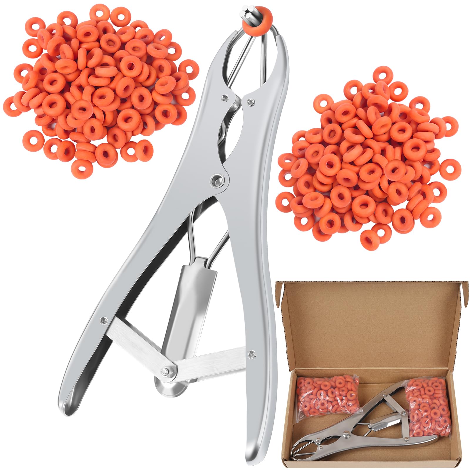 Mua Goat Banding Kit - Stainless Steel Bander, 200 Castrator Rings, Balloon Expander Pliers ...