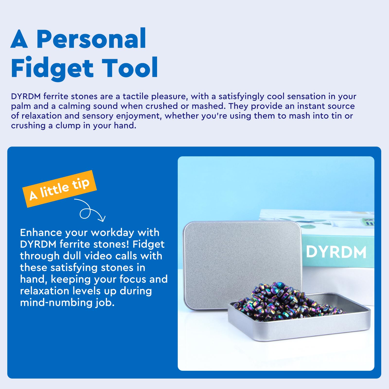 Mua DYRDM Ferrite Putty,Colorful Over 500 Weak Magnetic Ferrite Stones ...