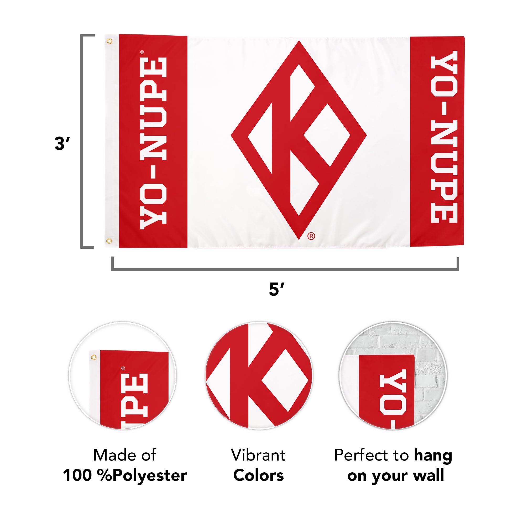 Mua Desert Cactus Kappa Alpha Psi Flag Fraternity Greek Banner Large ...