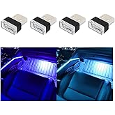 Amazon.com: Hbxdeco 4 PCS USB LED Car Interior Atmosphere Lamp ...