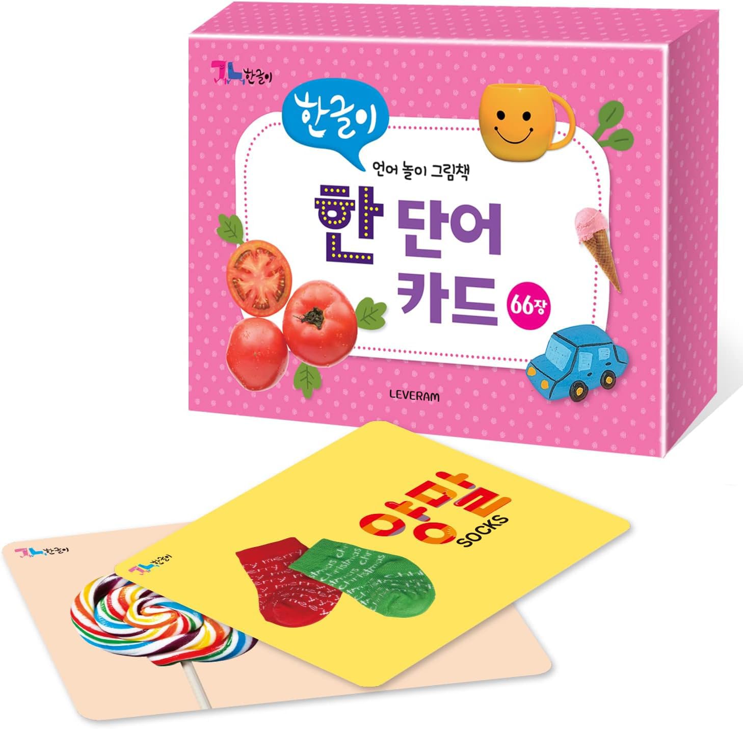 Mua Leveram Korean Flashcards Hangul Word Flash Cards Learn Korean Card ...