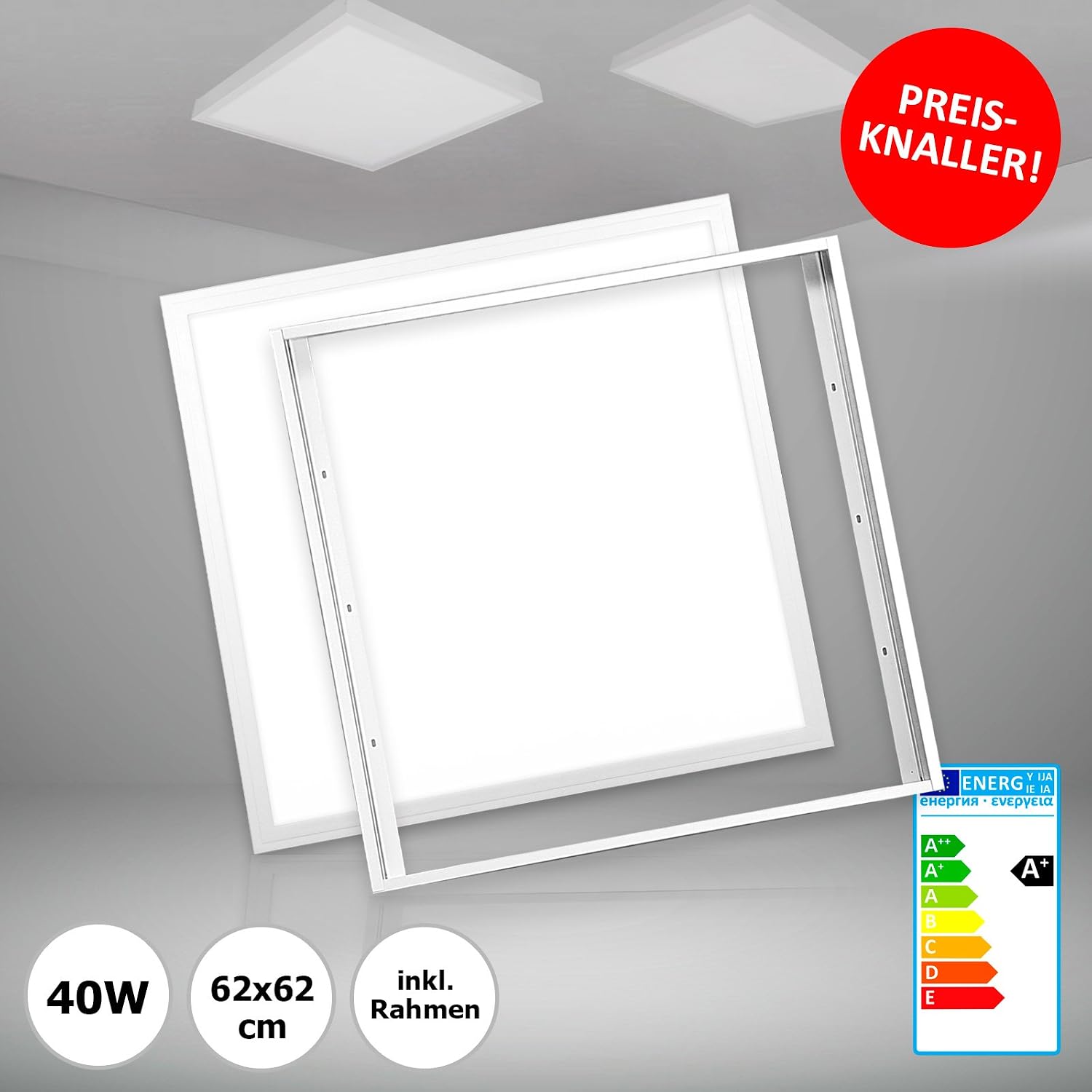 Led Lampen Panel 62x62 Rasterdecke