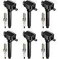 Amazon.com: BDFHYK Set of 6 Ignition Coils & Spark Plugs compatible with Chrysler Dodge 200 300 ...