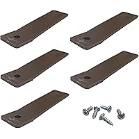 Amazon.com: Plastic Non-Slip Drawer Stops Brown Includes Screws - Set of 5