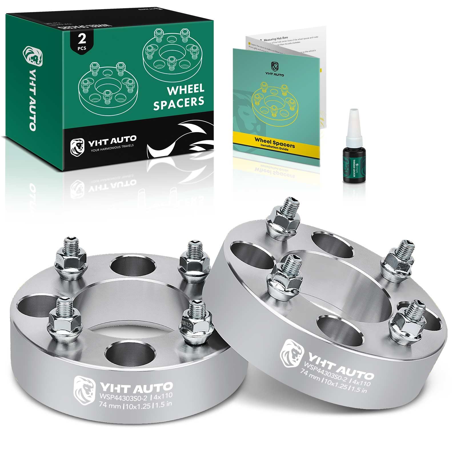 Mua 2PCS 4X110mm Wheel Spacers 1.5 Inch Fits Honda, Suzuki, Yamaha ...