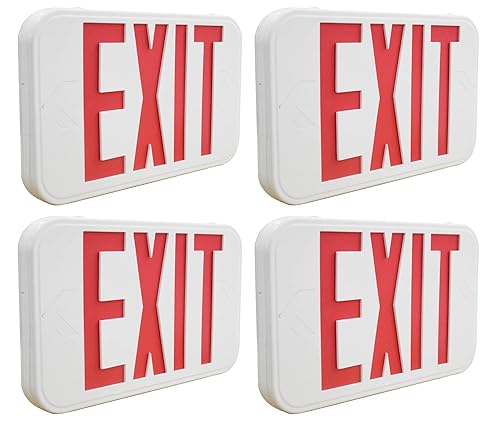 LIT-PaTH LED EXIT Sign, Emergency light with Double Face and Back Up ...