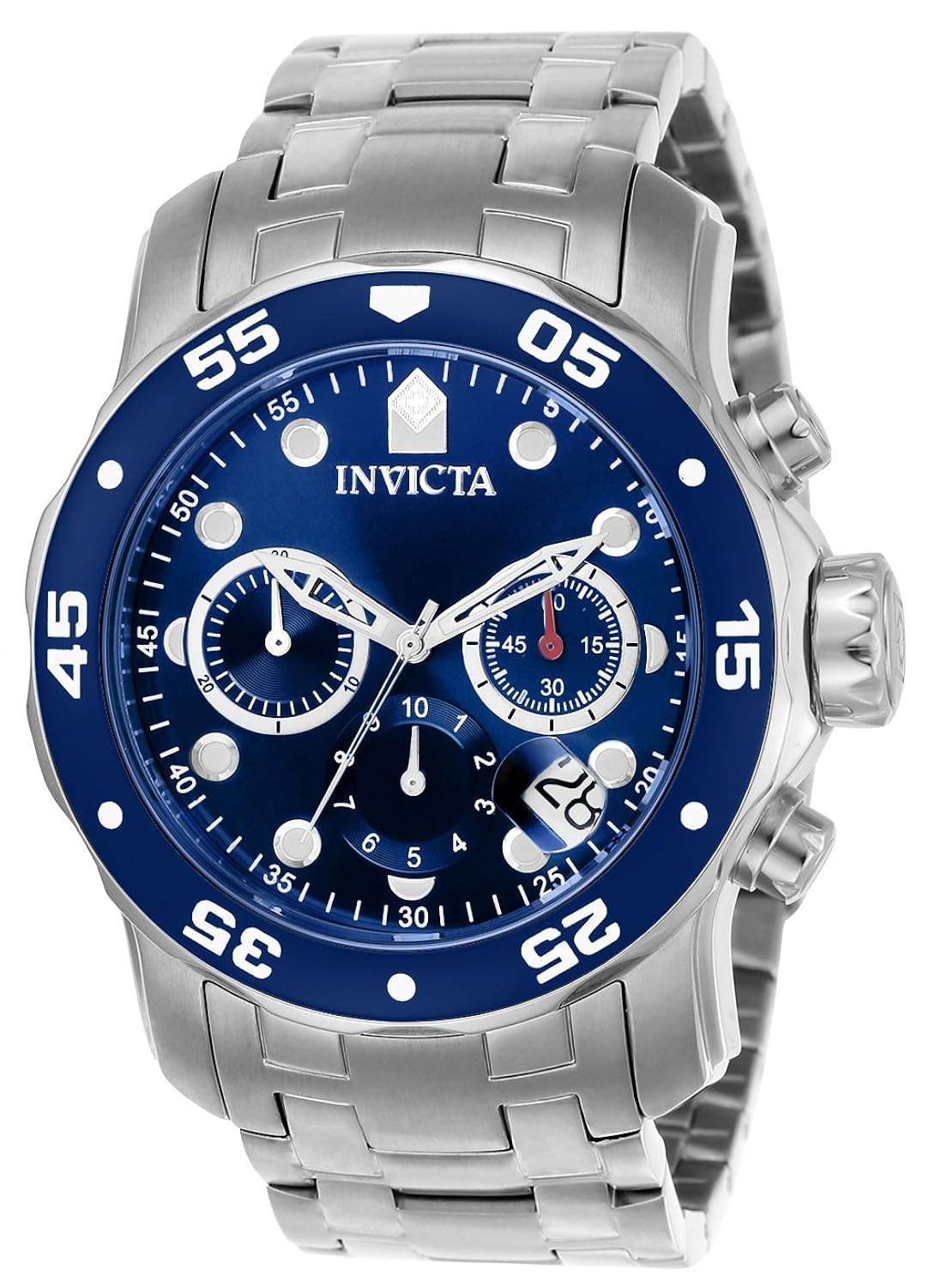 Invicta Pro Diver Men's Chronograph Quartz Watch with Stainless Steel ...