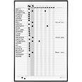 Quartet Gray DuraMax Porcelain Magnetic In/Out Personnel Board System ...