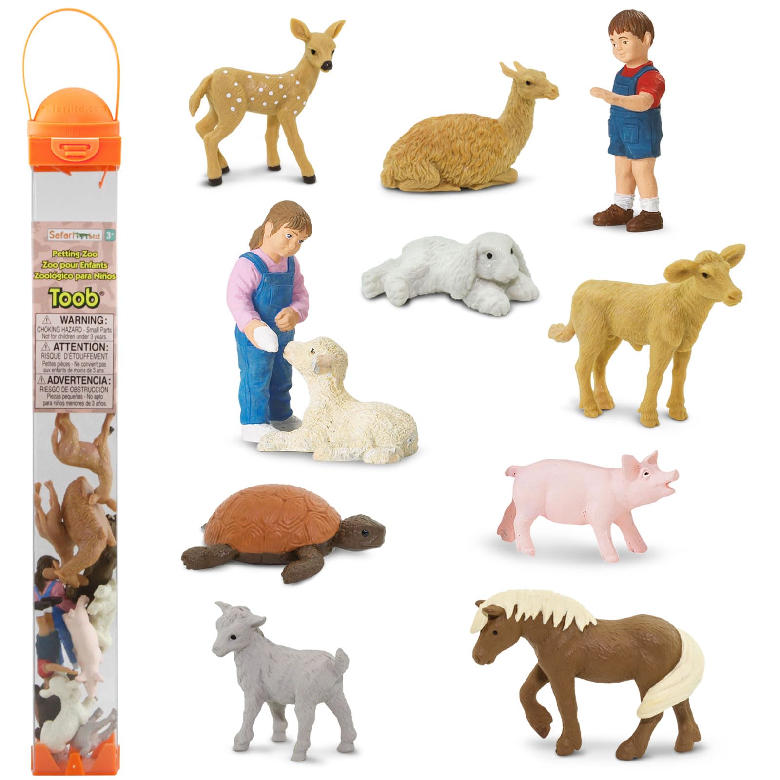 Mua Safari Ltd. Petting Zoo TOOB - 10 Zoo Animal Figurines ...