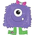 Amazon.com: Anagram 22" Purple Monster Airwalker Buddie Foil Balloon ...