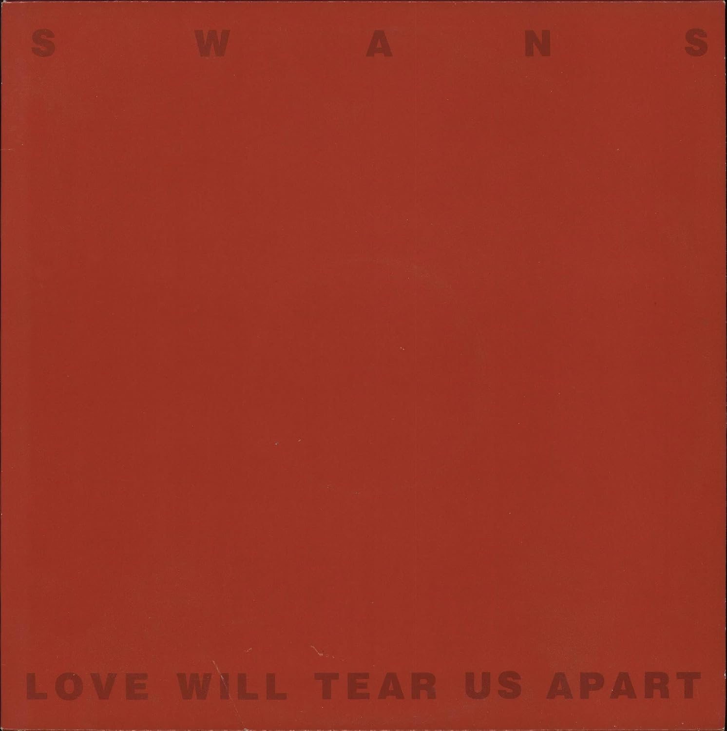 Swans - Love Will Tear Us Apart (Red Vinyl) - Amazon.com Music