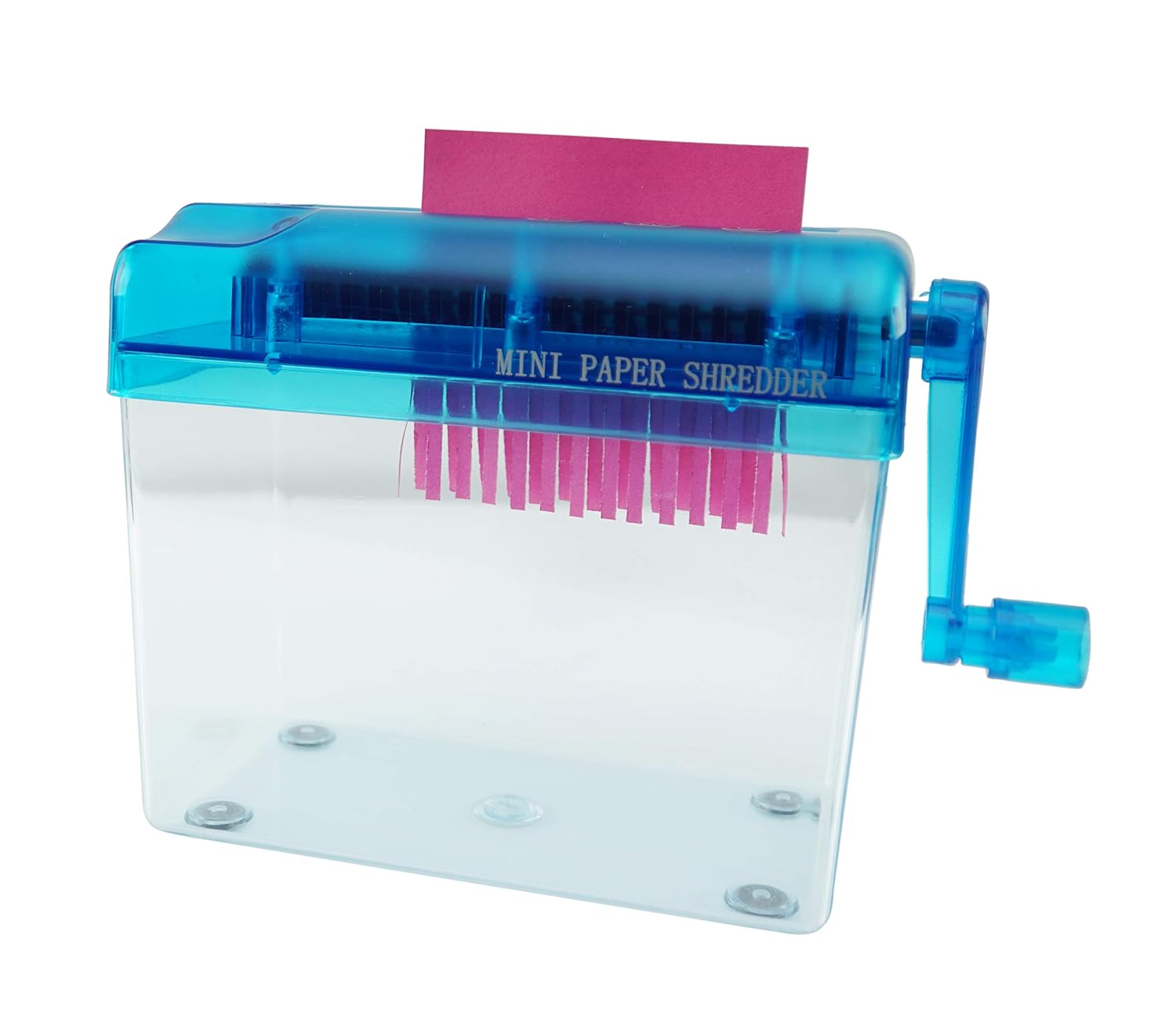 HOME-X Hand Crank Paper Document Shredder, Office and Teaching Supplies ...