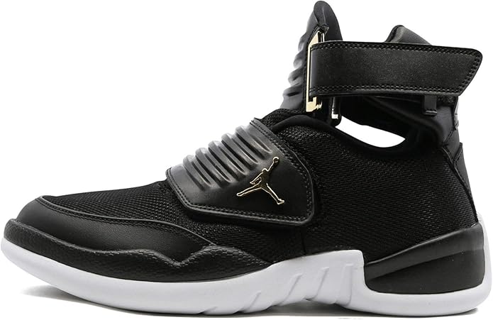 NIKE Mens Jordan Generation 23, Black/Black-White-Metallic Gold, 14 D(M ...
