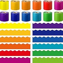 Colorful Bulletin Board Border Yexiya 65.6 Ft s Rainbow Board Border ...