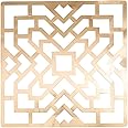 Amazon.com: Gold Laser-Cut Square Chargers – 24 Ct. : Home & Kitchen