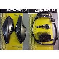 Can-Am ATV Black Hand Guard/Wind Deflector Kit w/Mount for Outlander ...