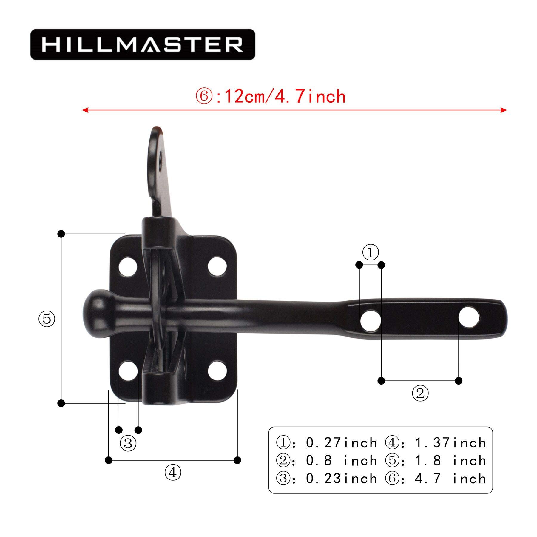 Self Locking Gate Latch