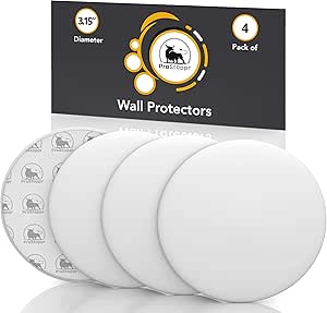 Amazon.com: Door Stopper Wall Protector Large 3.15" (4 PCS) - Door Stop ...