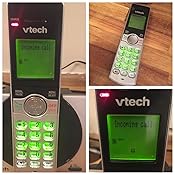 VTech DECT 6.0 Single Handset Cordless Phone with CID, Backlit Keypad ...