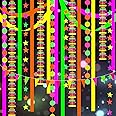 Amazon.com: 400ft Glow in The Dark Neon Streamers Garlands Kit,UV Black ...