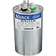 BOJACK 50+5uF 50/5MFD ±5% 370V/440V CBB65 Dual Run Circular Start Capacitor for AC Motor Run or ...