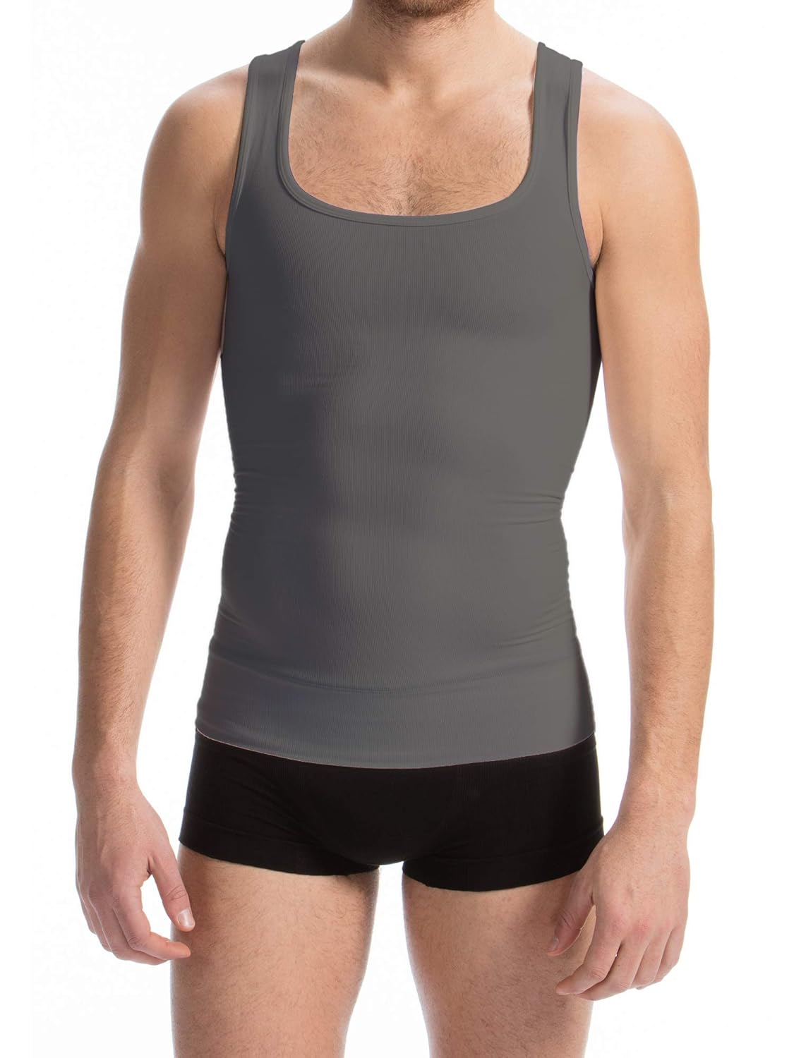 Vests Farmacell 418 Mens Tummy Control Total Body Shaping Vest Clothing