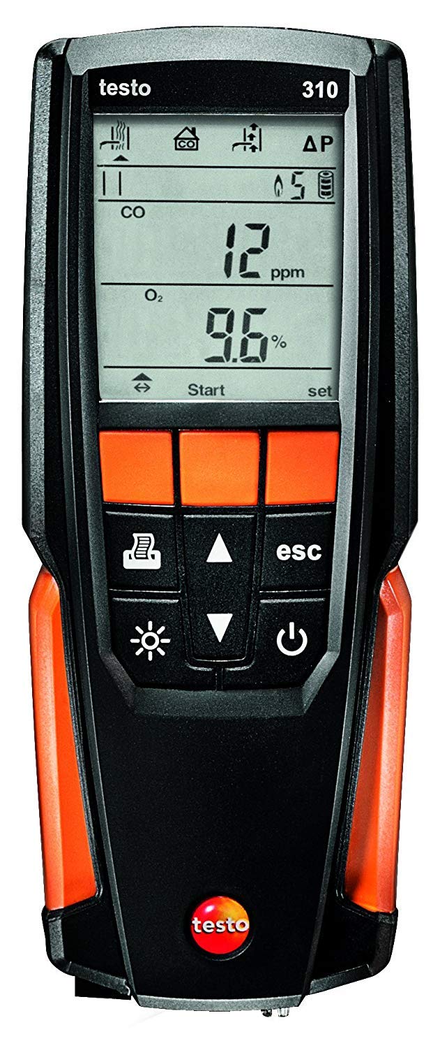 testo 310 Combustion Analyzer Kit with Printer – Combustion analyzer ...