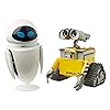 Disney Pixar Wall-E and Eve Figures [Amazon Exclusive] True to Movie Scale Character Action ...