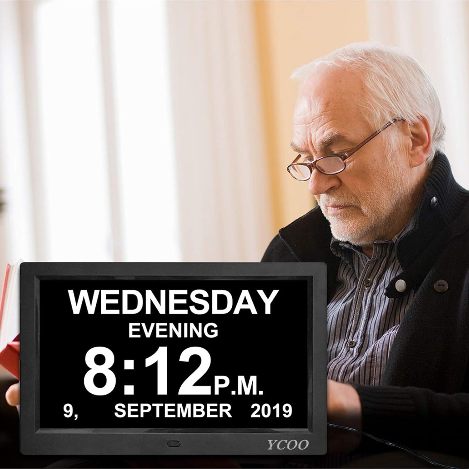 YCOO [New Version ] Digital Calendar Clock, Alarm Clock – Memory Loss ...