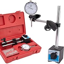 Starrett Dial Indicator Base Kit: To 1″ Range, 0-100 Dial, 41% OFF