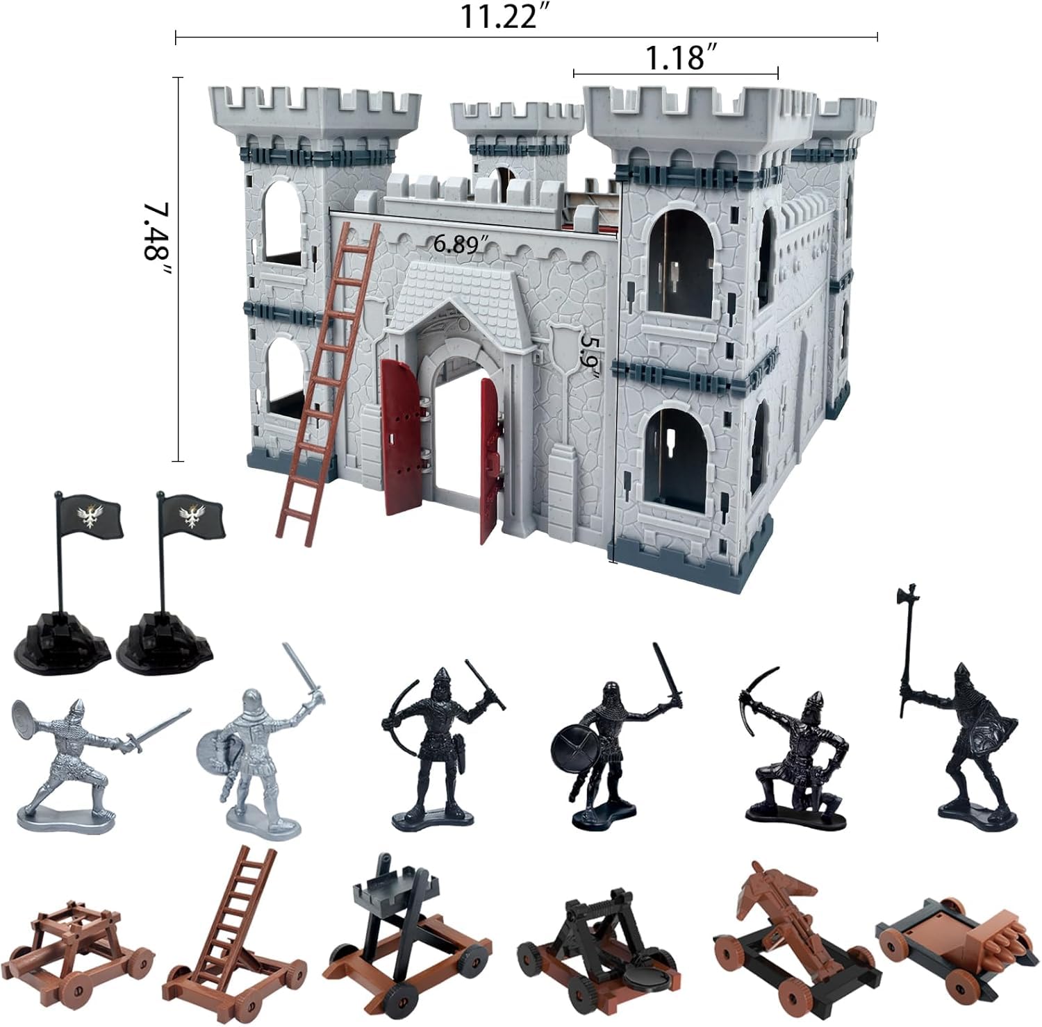 Mua Mostop Medieval Castle Knight Toy Solider Army Figures Toy, DIY ...