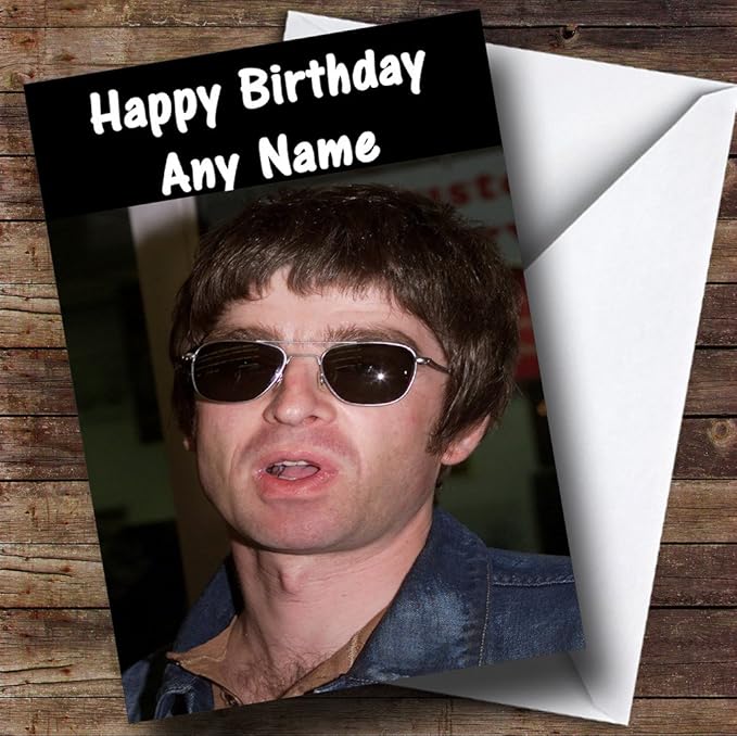 Noel Gallagher Personalised Birthday Card: Amazon.co.uk: Office Products