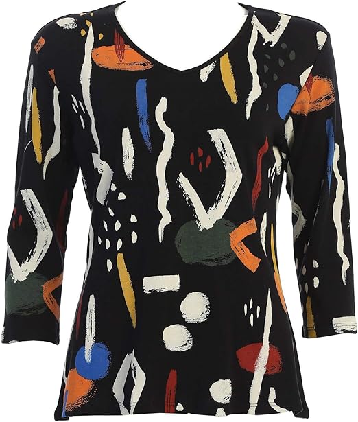 Jess & Jane Women's Surprise Cotton Tee Shirt Top at Amazon Women’s ...