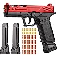 Amazon.com: Toy Gun - Stress Shot Toy Gun with Semi-Automatic Mode, Red ...
