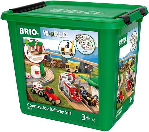 BRIO 33155 Train, Large Landscape Together, Anniversary Box, 75 Pieces ...