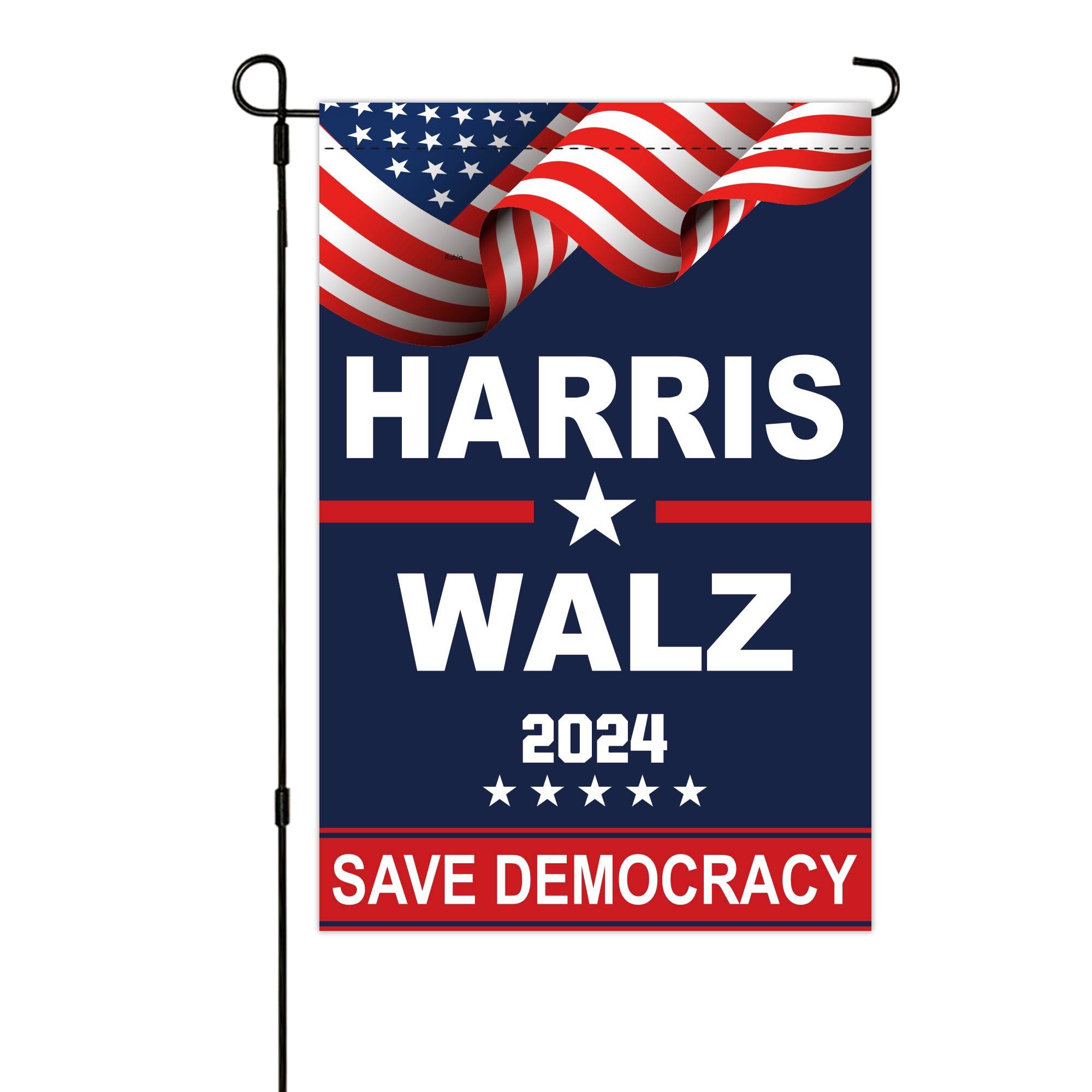 Harris Walz 2024 Garden Flag Kamala Harris Tim Walz Waltz For President ...