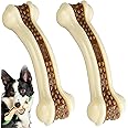 Amazon.com : SPEREELER Dog Chew Toys for Aggressive Chewers, 2 Pack Real Beef Flavor ...