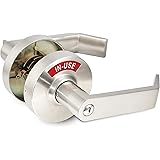 Large GRADE 2 Commercial Privacy Indicator Lock, Door Levers - Amazon ...
