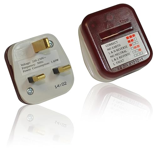 13A Mains Tester Socket Tester Wiring Tester Plug In Electrical Safety ...