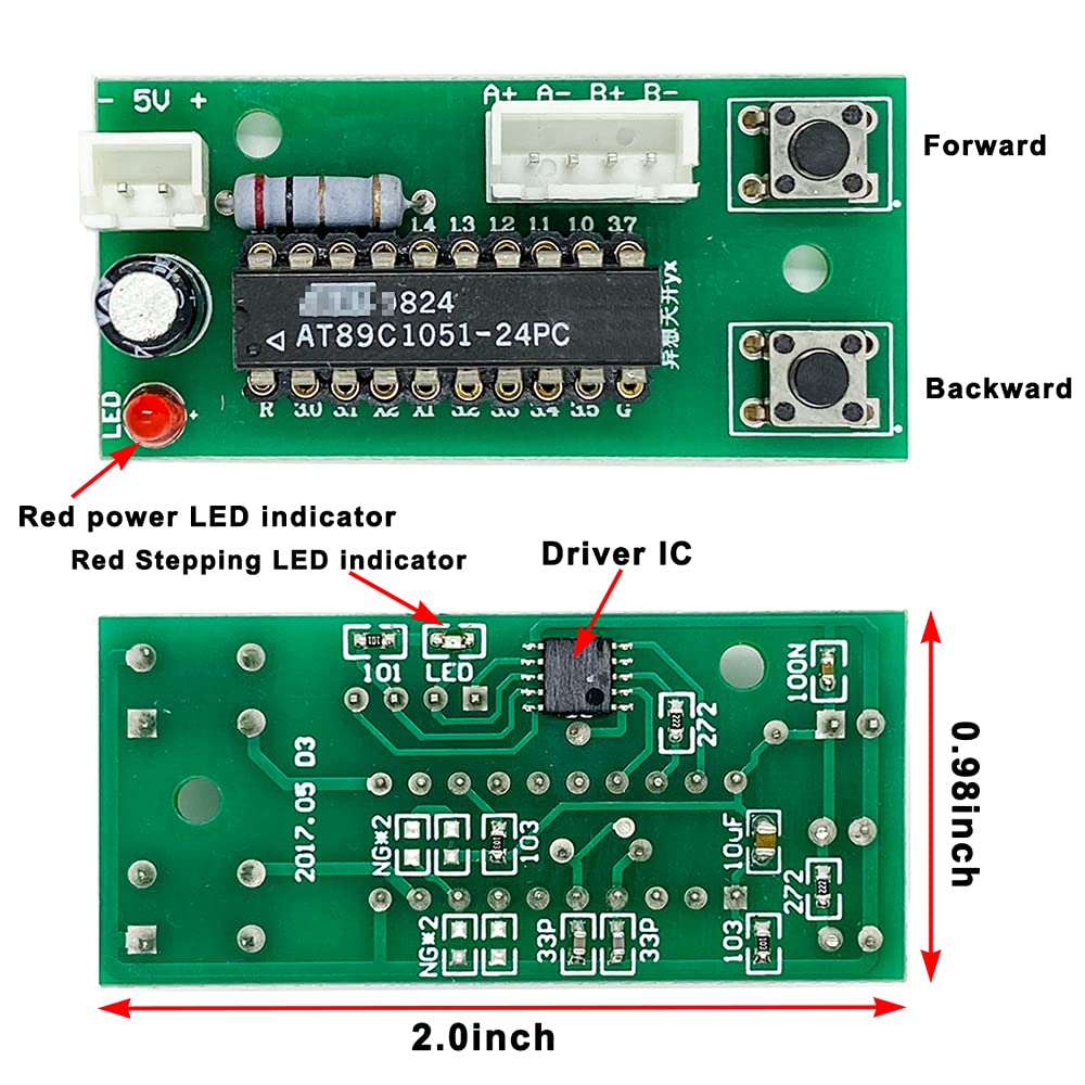 Mua DC 4V-6V 5V 2-Phase 4-Wire 6-Wire Micro Stepper Motor Driver Controller Board Mini Stepping ...