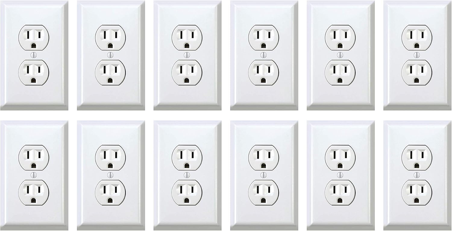 Fake Outlet Stickers Prank - Airport Wall Sockets - 12 Pack - Funny ...